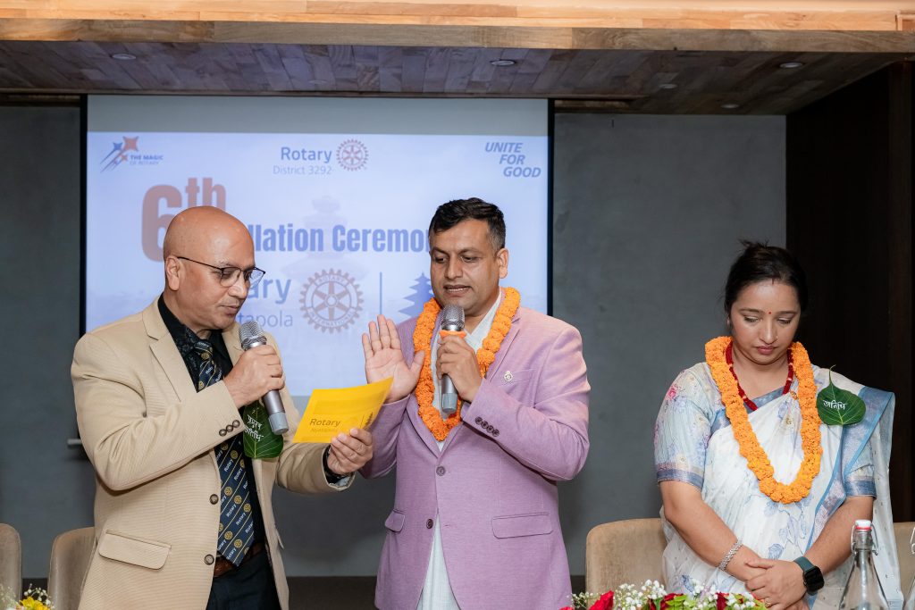 Bishnu Kanta Ghimire appointed President of Rotary Nyatapola; Club to ...